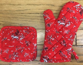 Oven Mitt Pot Holder | Etsy