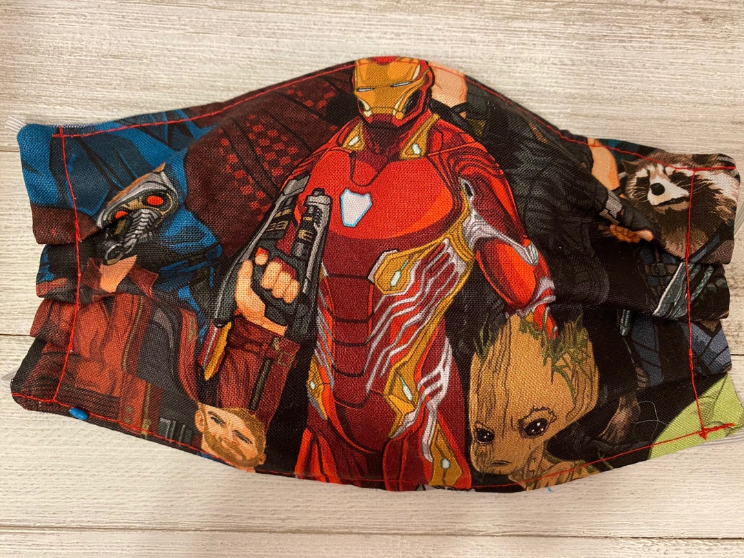 Avengers Face Mask Adult - Etsy