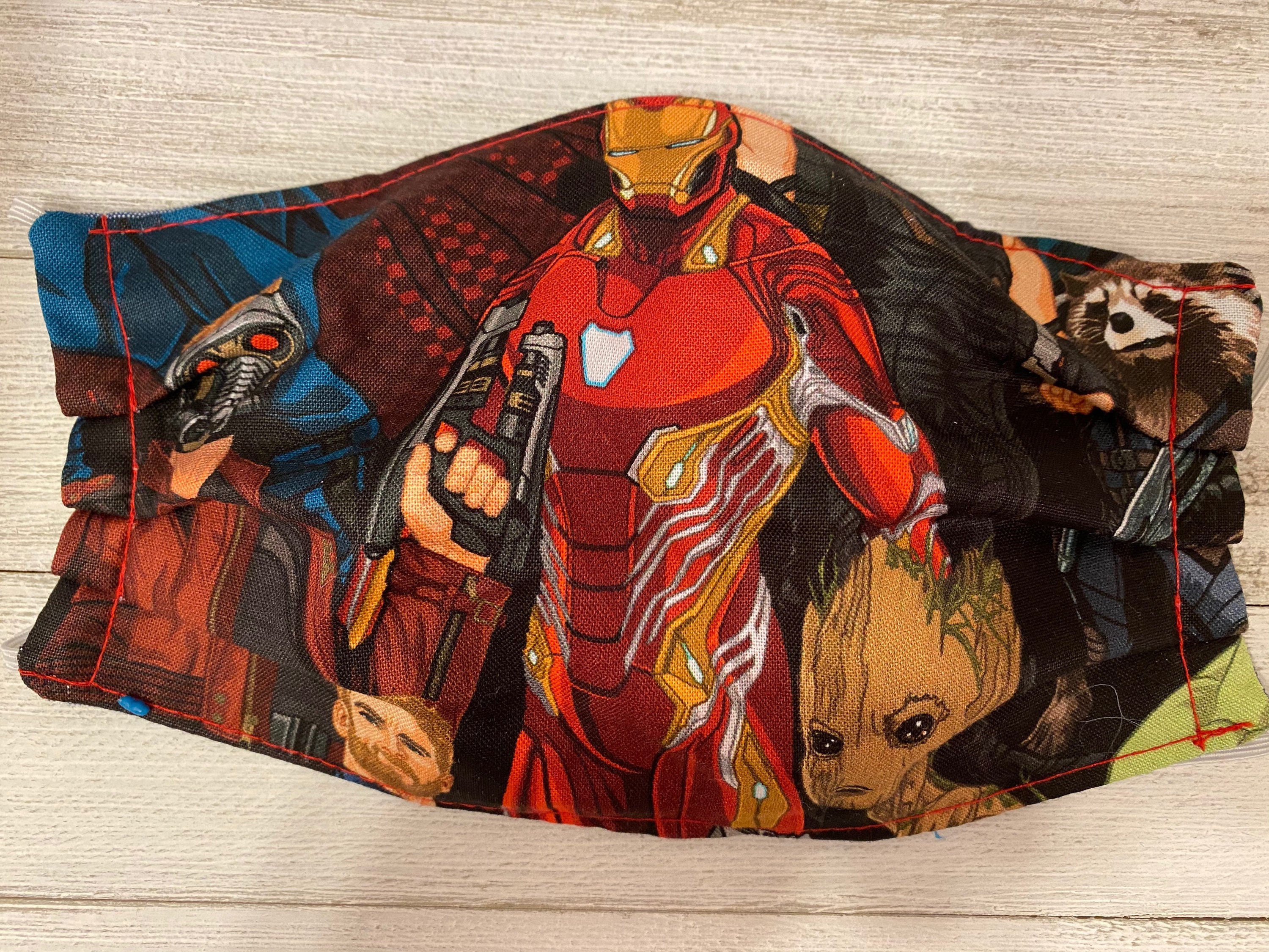 Avengers Face Mask Adult - Etsy