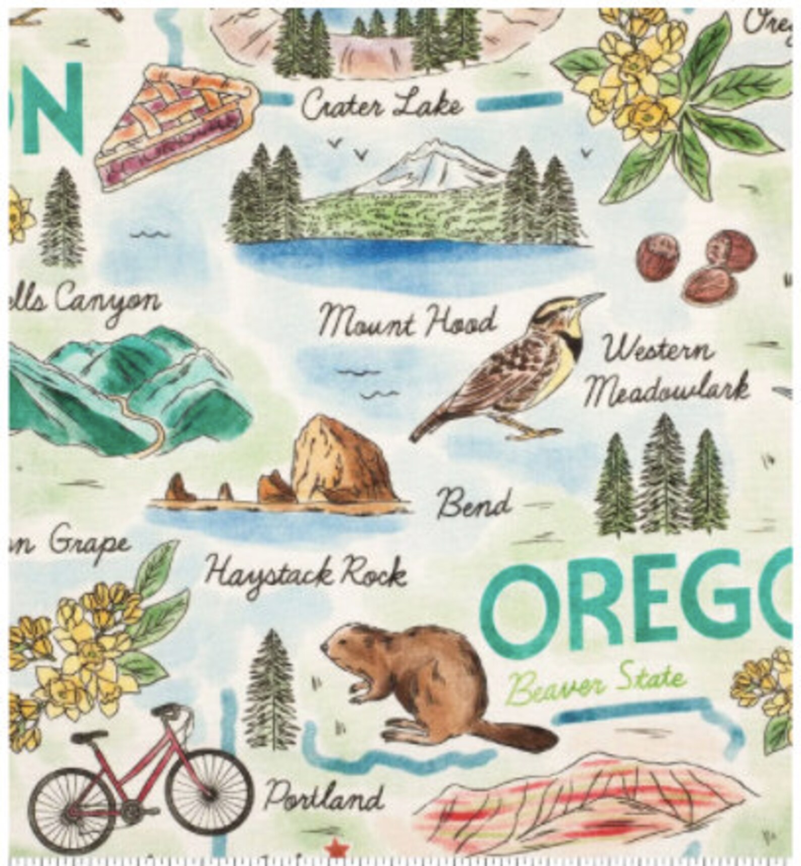 Oregon Face Mask | Reversible| Made in Portland | Haystack Rock ...