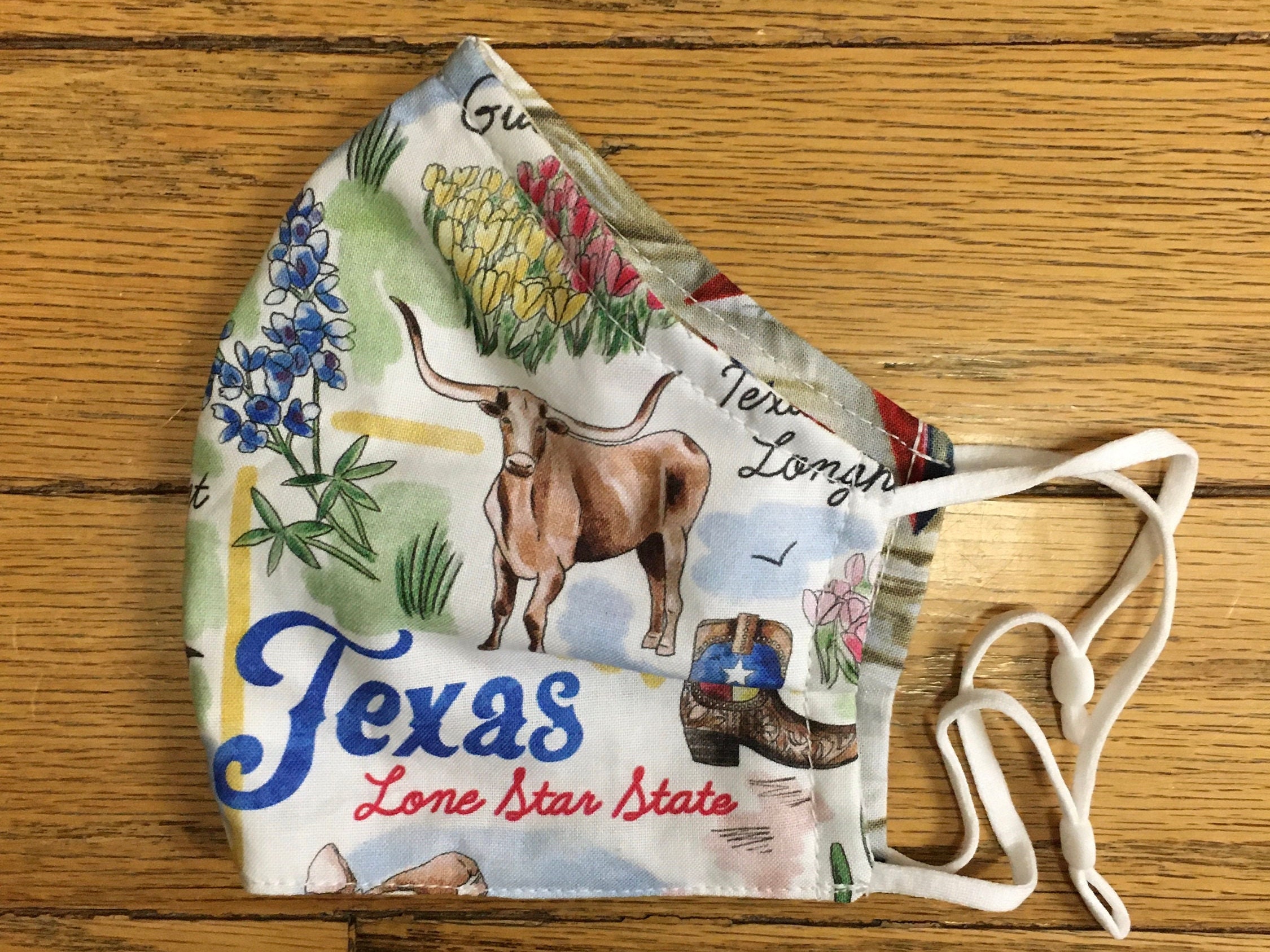Texas Face Mask the Lone Star State State Pride Patriotic - Etsy