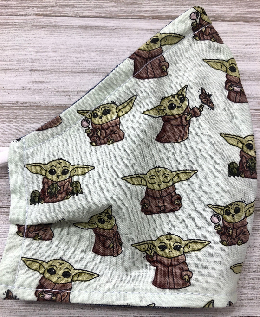 Baby Yoda Face Mask | the Child | Mandalorian | Star Wars | the Force ...