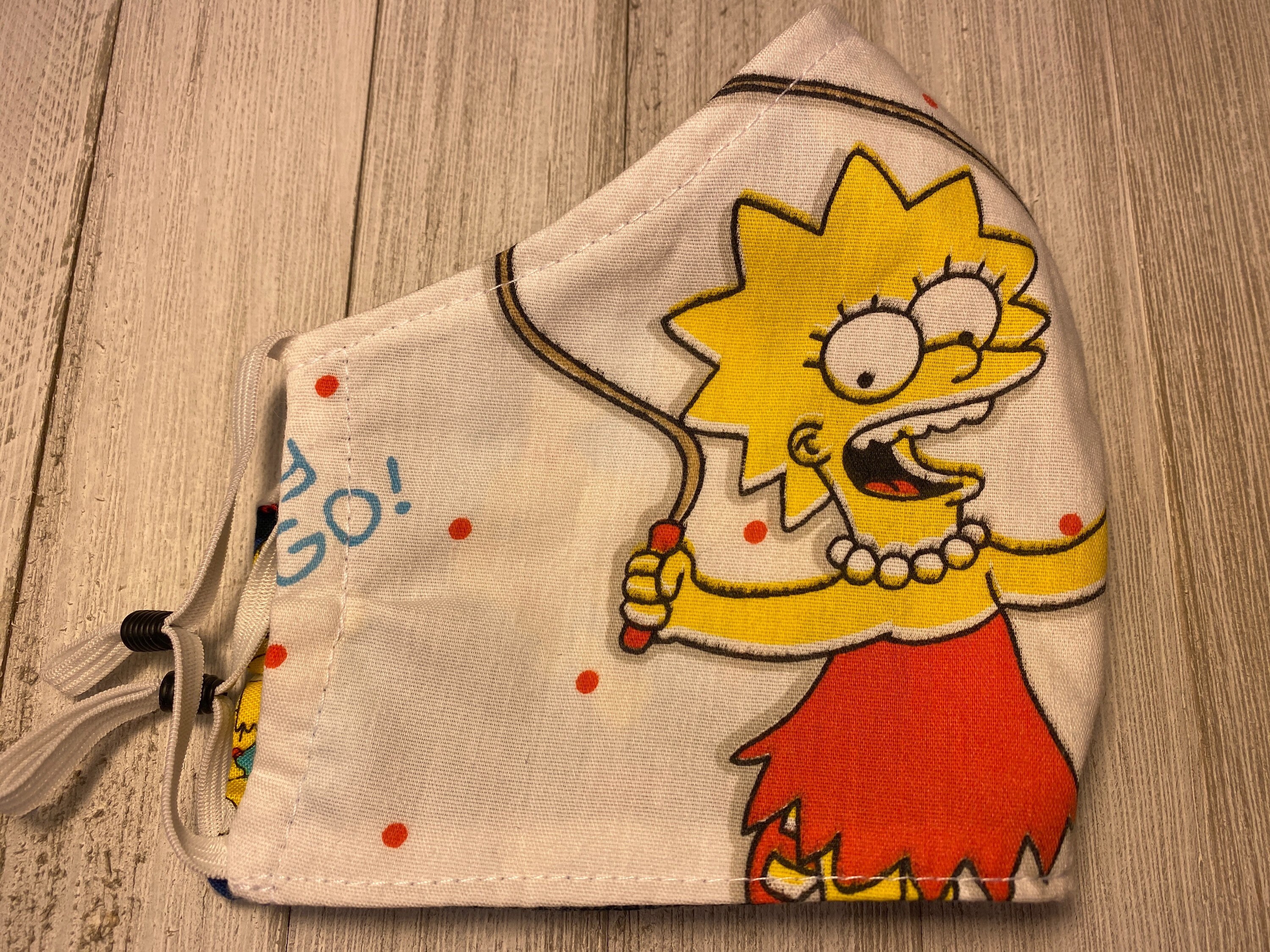 The Simpsons Family and Fan Faves Reversible Face Mask - Etsy UK