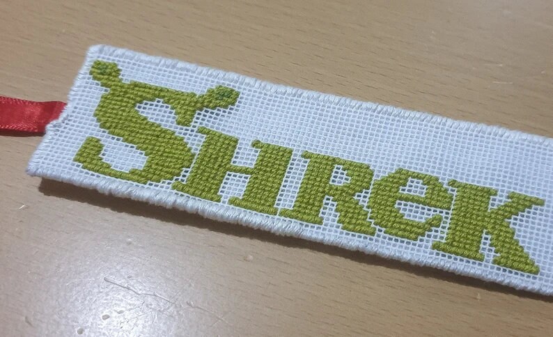 Shrek Bookmark Cross Stitch Pattern - Etsy