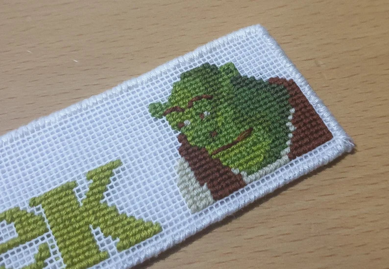Shrek Bookmark Cross Stitch Pattern - Etsy