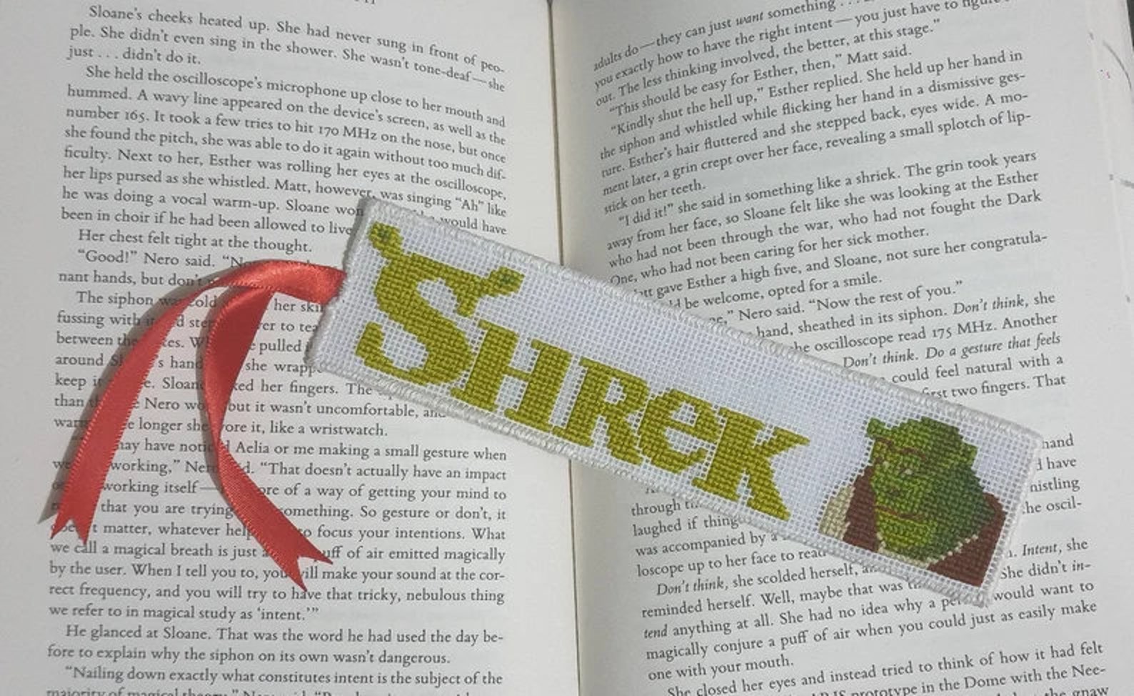 Shrek Bookmark Cross Stitch Pattern - Etsy