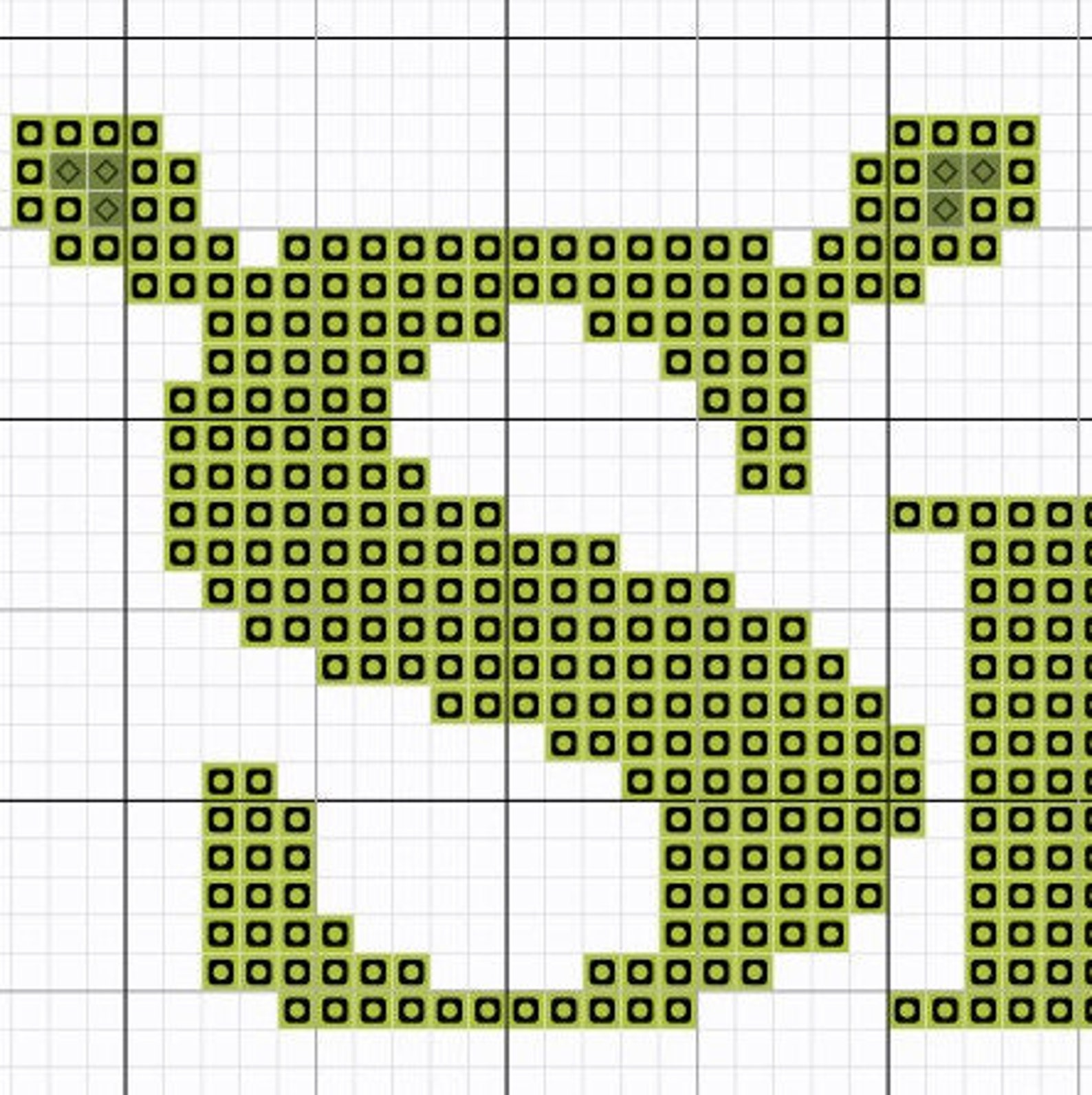 Shrek Bookmark Cross Stitch Pattern - Etsy