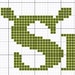 Shrek Bookmark Cross Stitch Pattern - Etsy UK