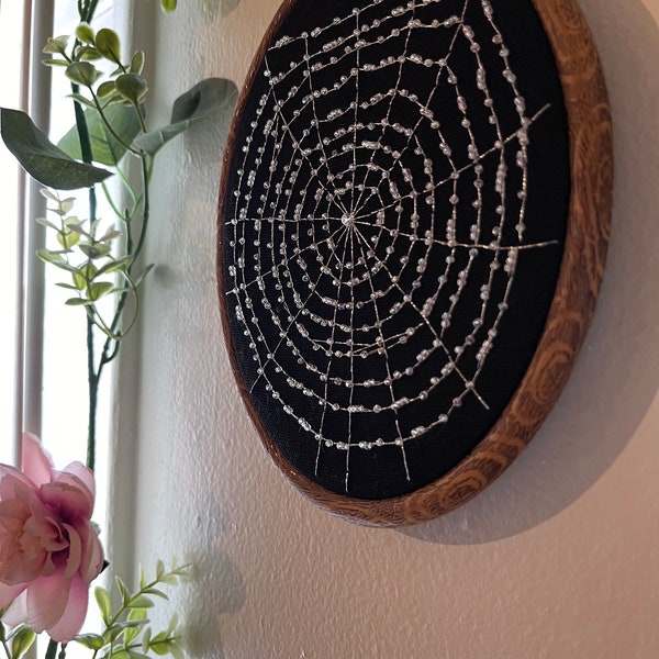 Framed Spider Web - Etsy