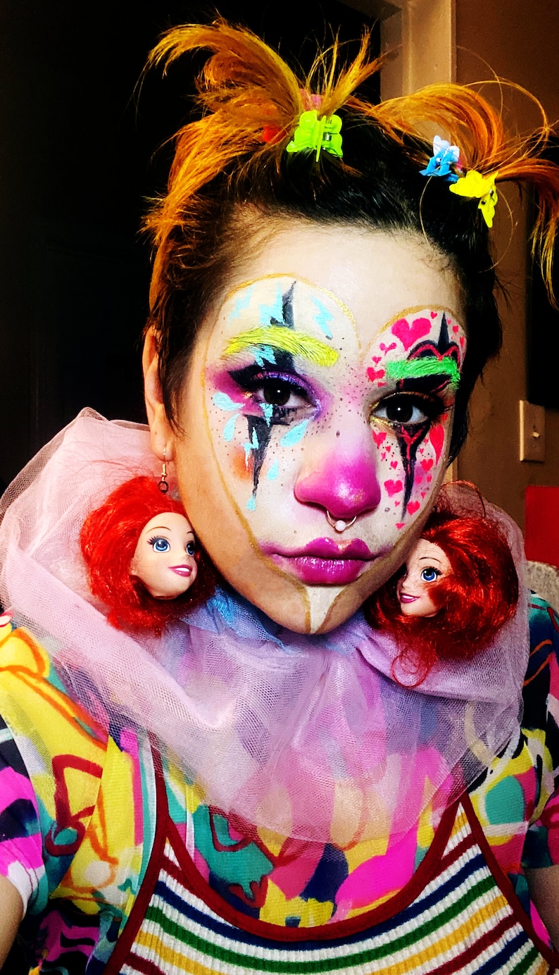 Funny Found Object Earrings Doll Heads - Etsy