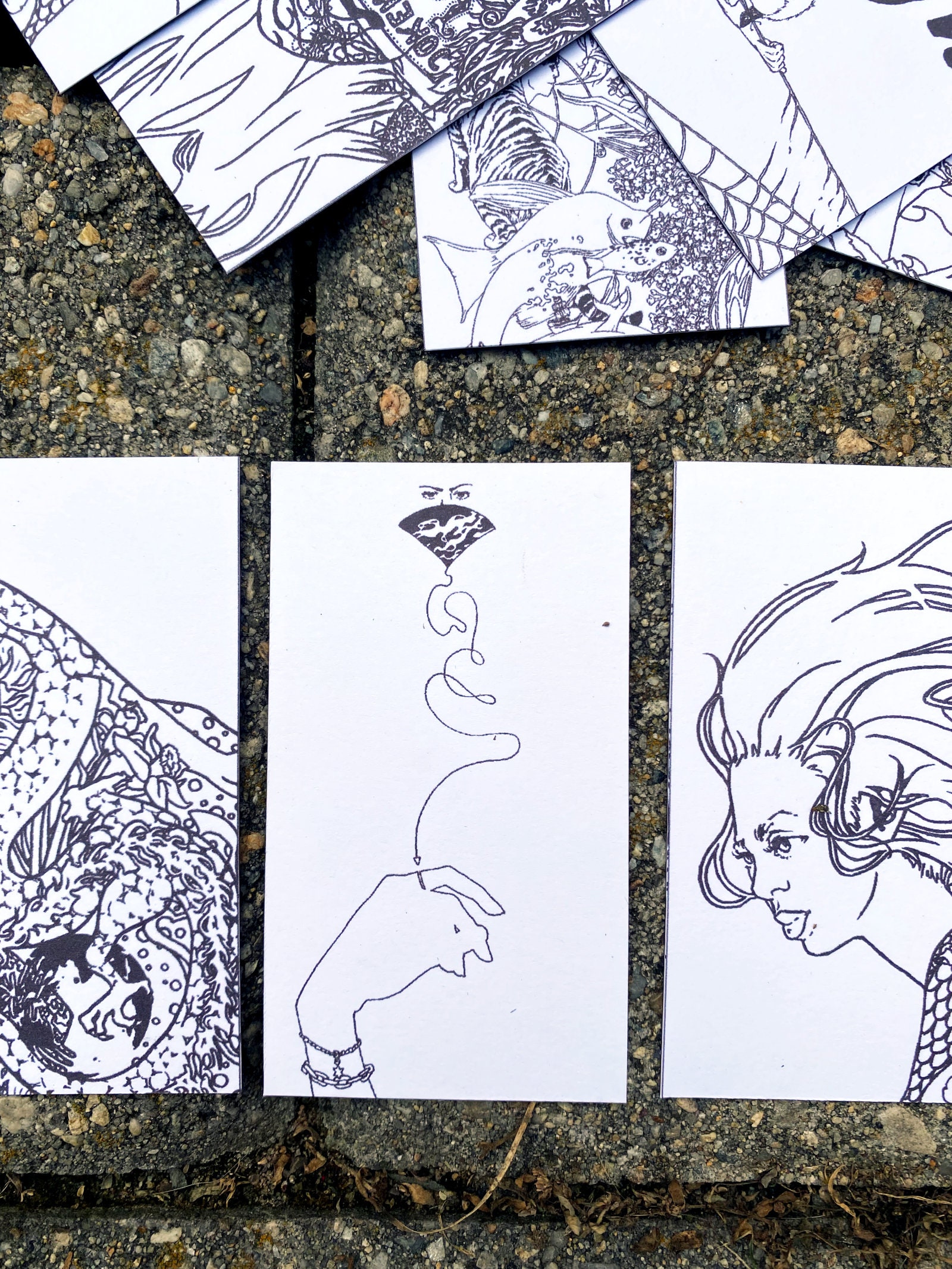 Mini Coloring Cards - Etsy