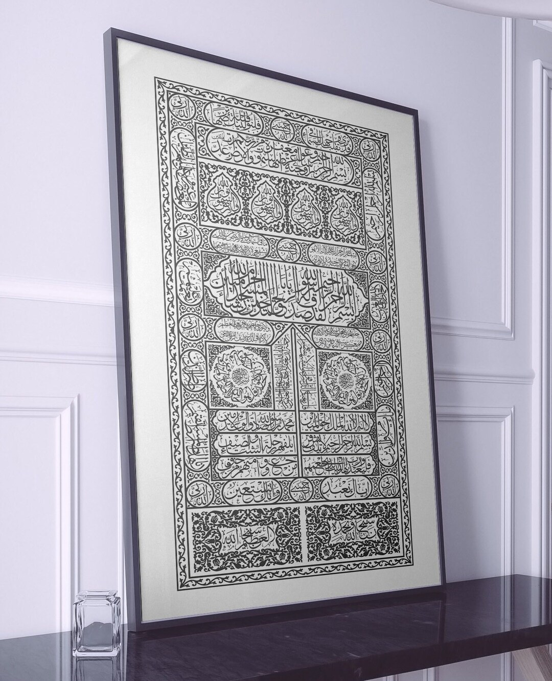 Kabah Door Decor Minimal Wall Art Islamic Landmark Print the Holy Kabah ...