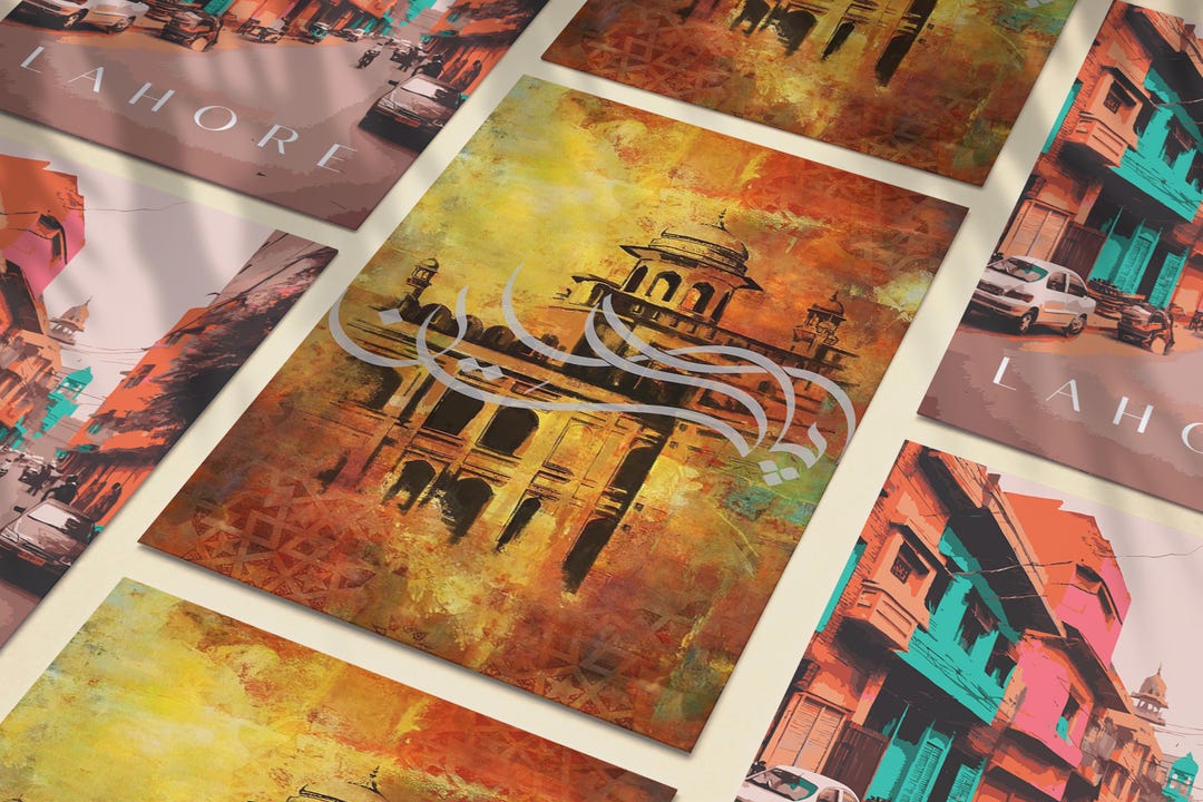 Instant Download Pakistani Map Poster Islamic Wall Art Mosque Painting ...