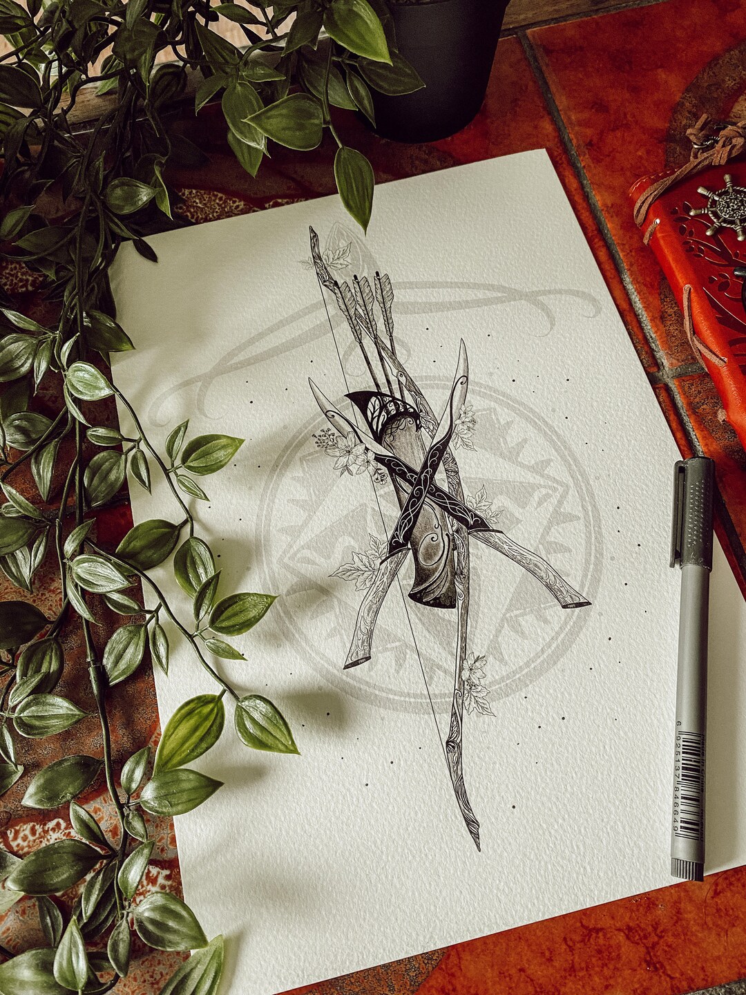 Legolas Inspired Hand Drawn Print - Etsy Australia