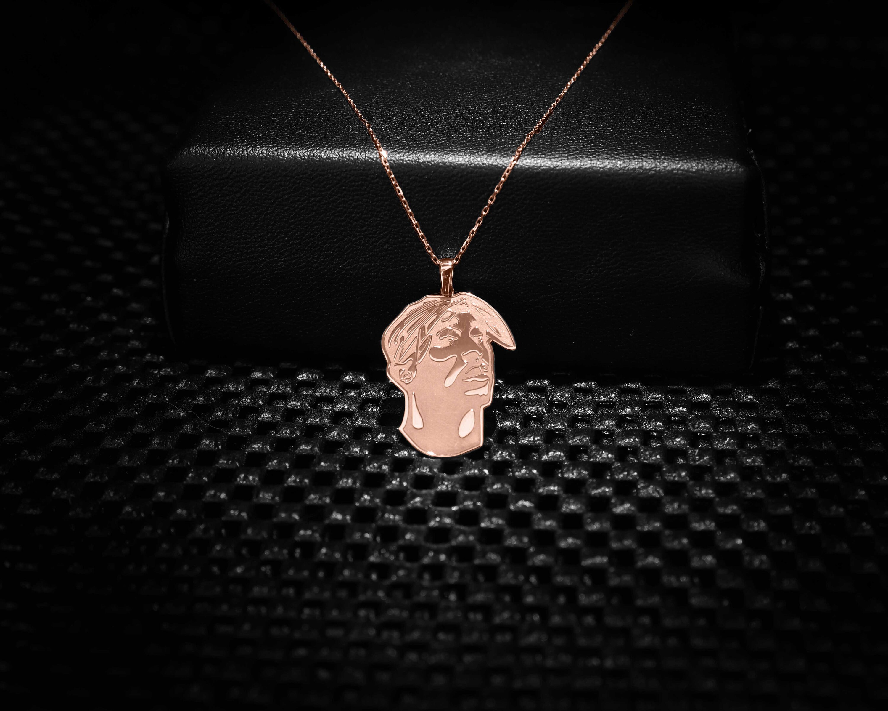 Sterling Silver Tupac Shakur Necklace, Thug Life Hip Hop Pendant, Tupac ...