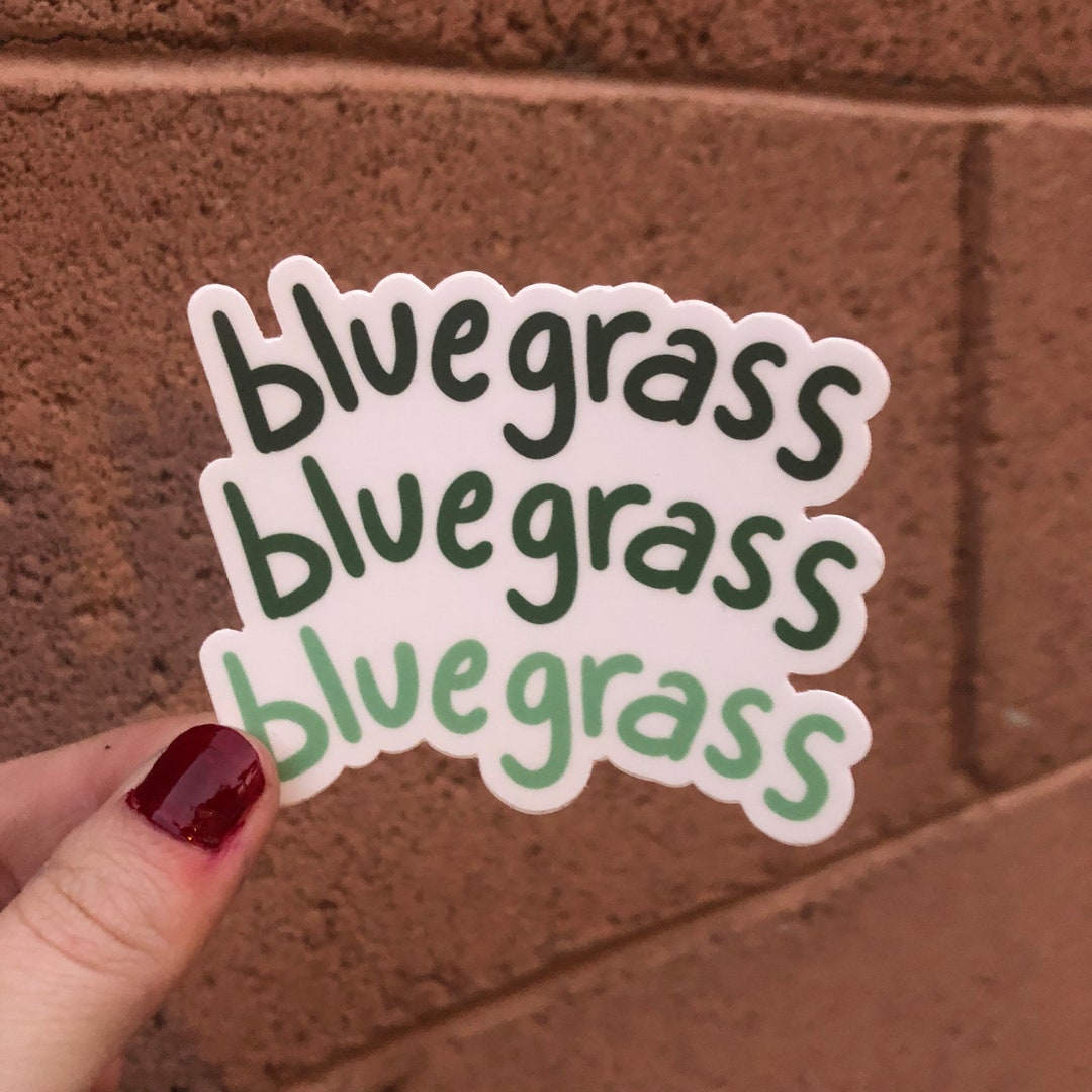 Bluegrass Sticker - Etsy
