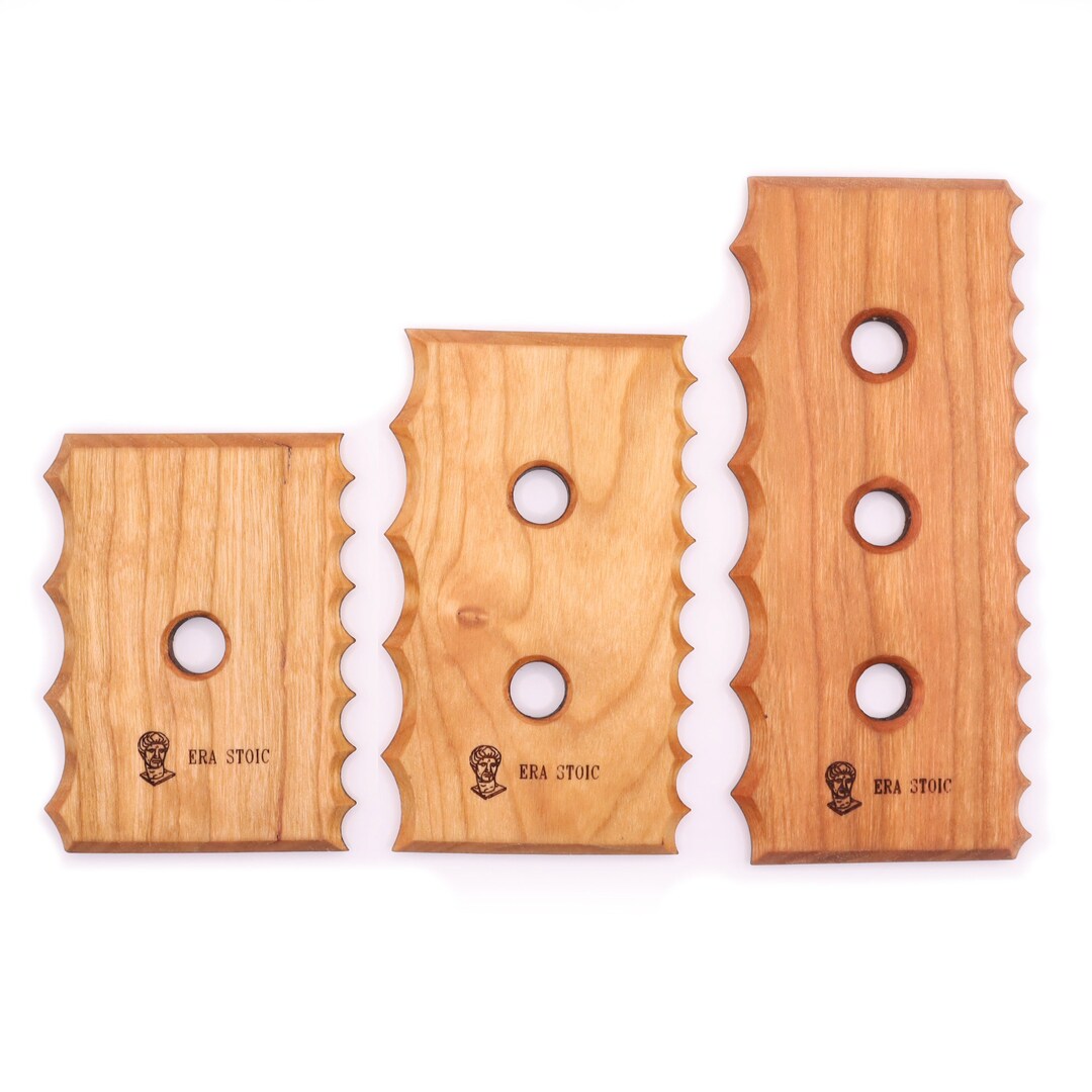 Bubble Pottery Rib 2 Wooden Clay Tool With 2 Sizes of Bubble Profiles ...