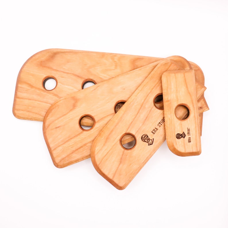 Rounded Rectangle Rib Handcrafted Wood Pottery Rib for Forming and ...
