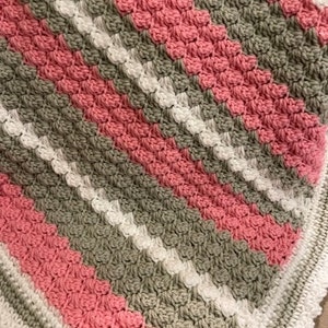 Crochet PATTERN for Baby Girl Marshmallow Blanket - Etsy