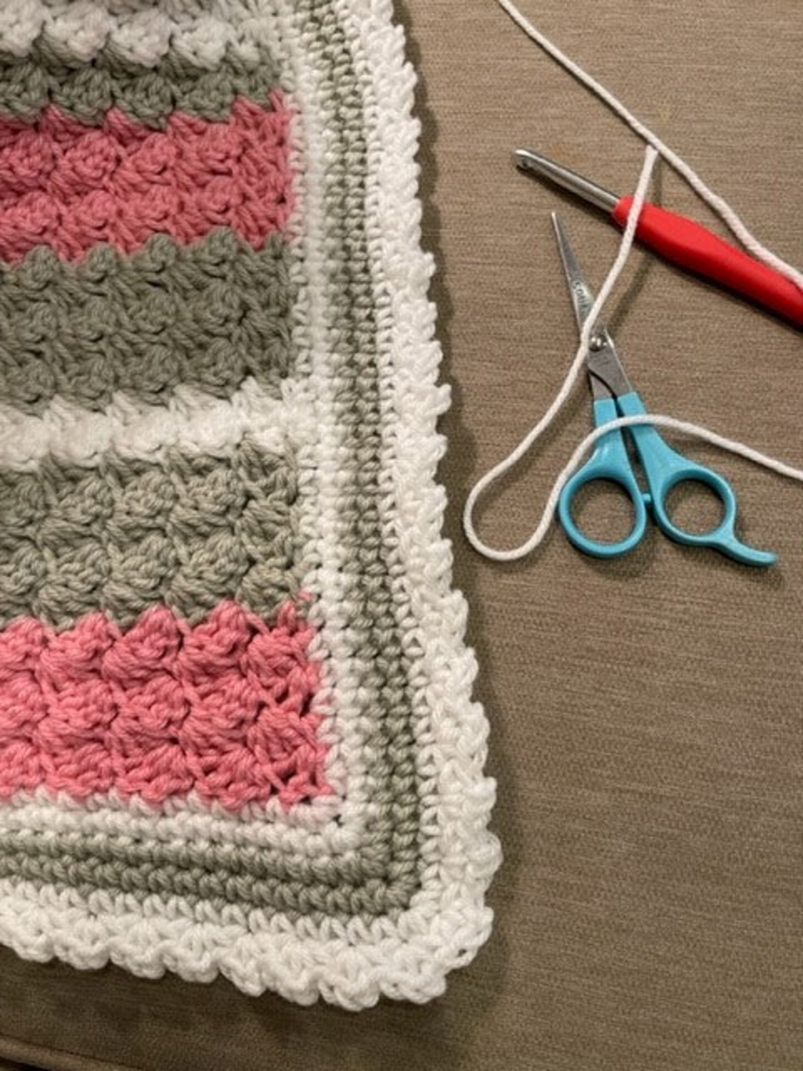 Crochet PATTERN for Baby Girl Marshmallow Blanket - Etsy