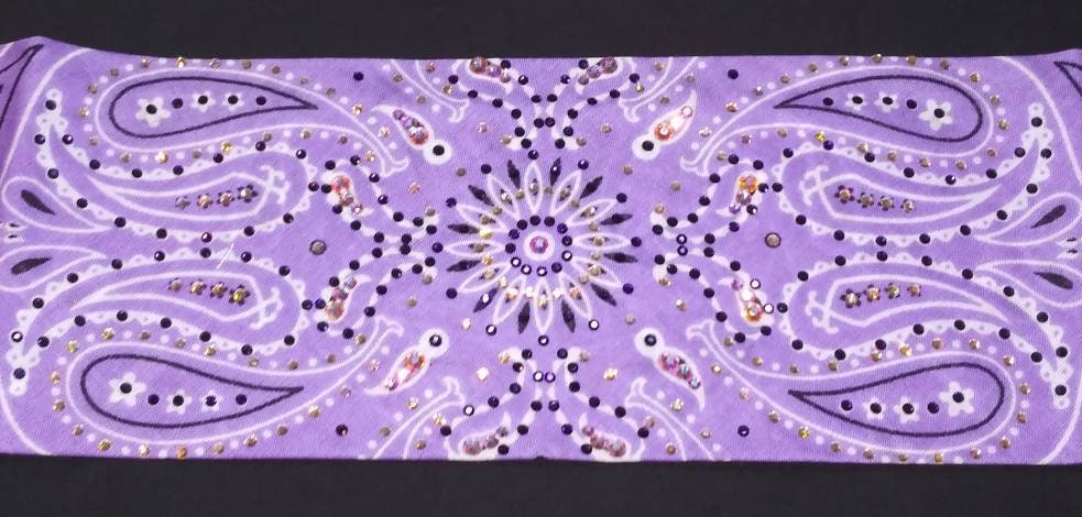 Boo's Biker Bling Bandanas Made With Swarovski Crystals - Etsy