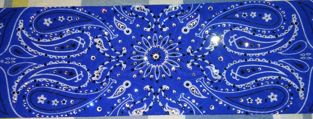 Boo's Biker Bling Bandanas Made With Swarovski Crystals - Etsy