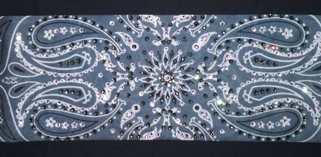 Boo's Biker Bling Bandanas Made With Swarovski Crystals - Etsy