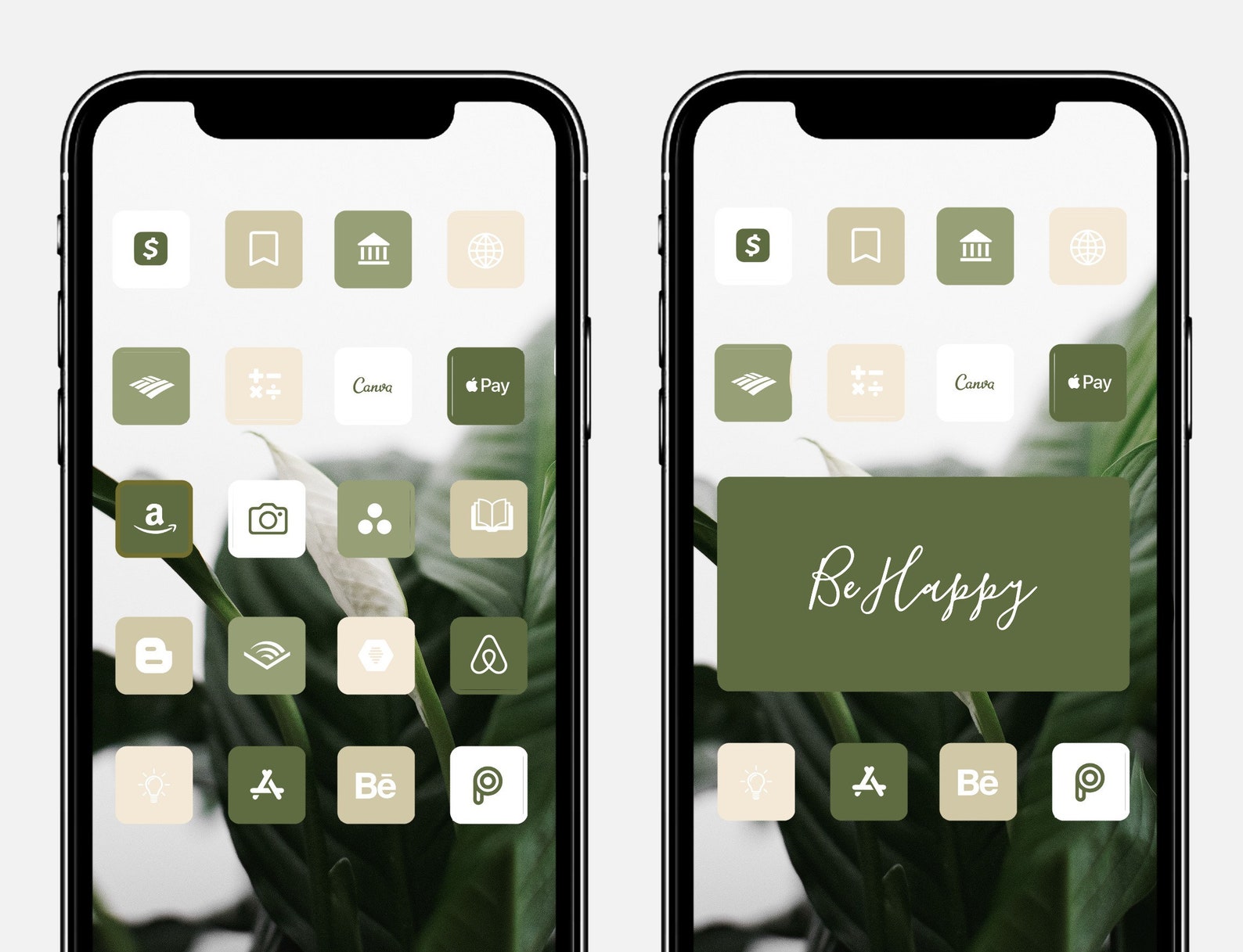 650 App Icon Cover Nature Green Aesthetic HomeScreen | Etsy