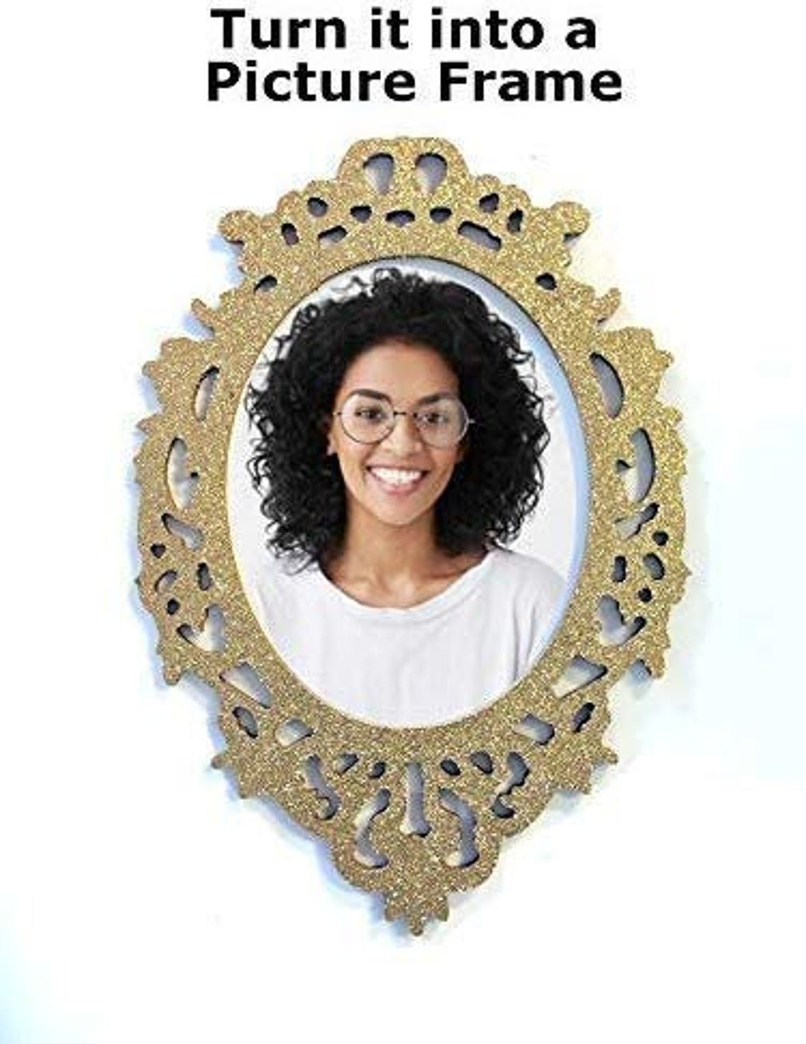 AKARI 12 Glitter Antique Vintage Picture Frame Wood Cut - Etsy