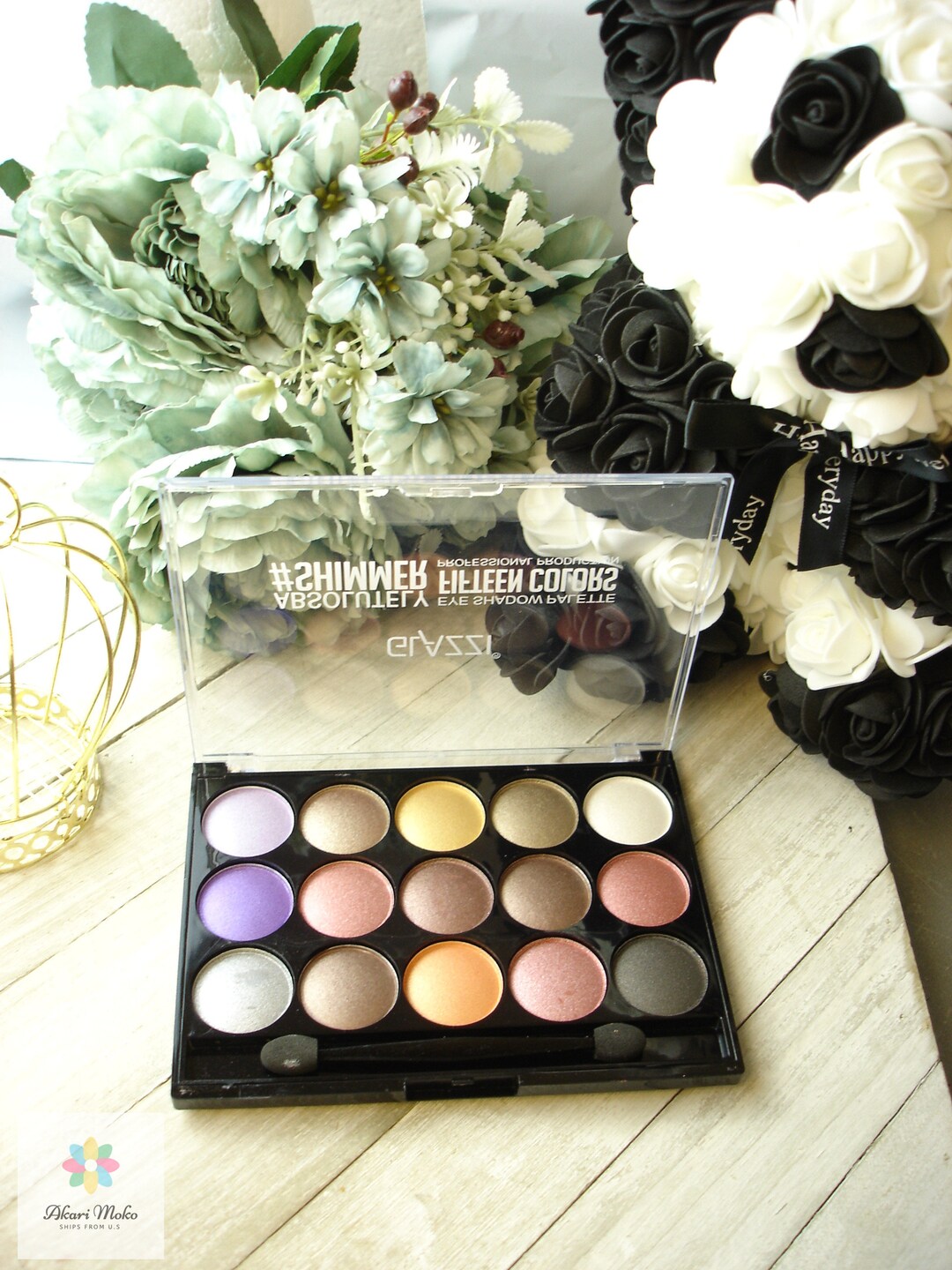 SHIMMER Eyeshadow Palette Makeup Pallet 15 Color Suitable for Rock ...