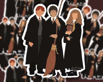 Golden Trio Sticker | Etsy