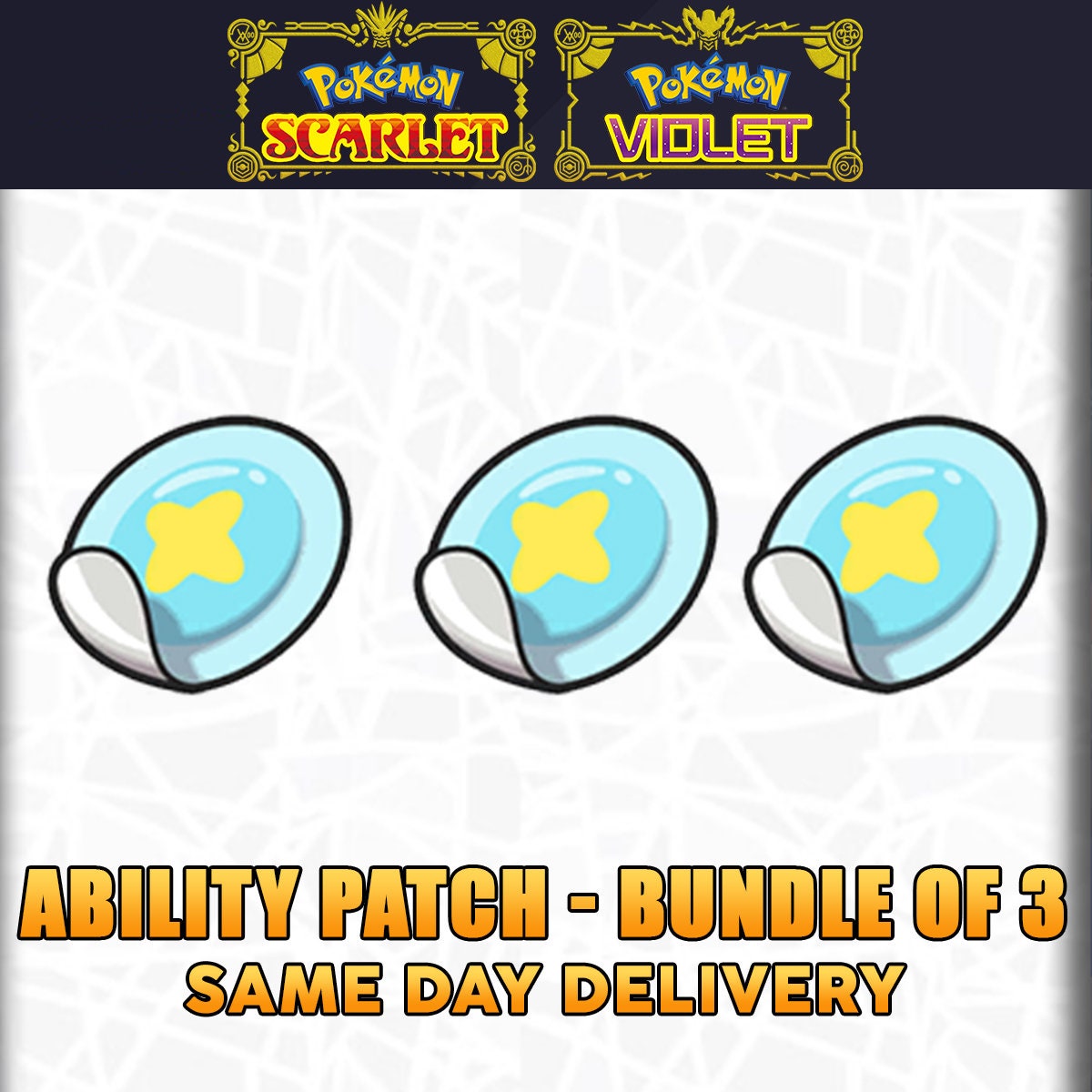 Pokemon Scarlet and Violet Ability Patch bundle of 3 - Etsy