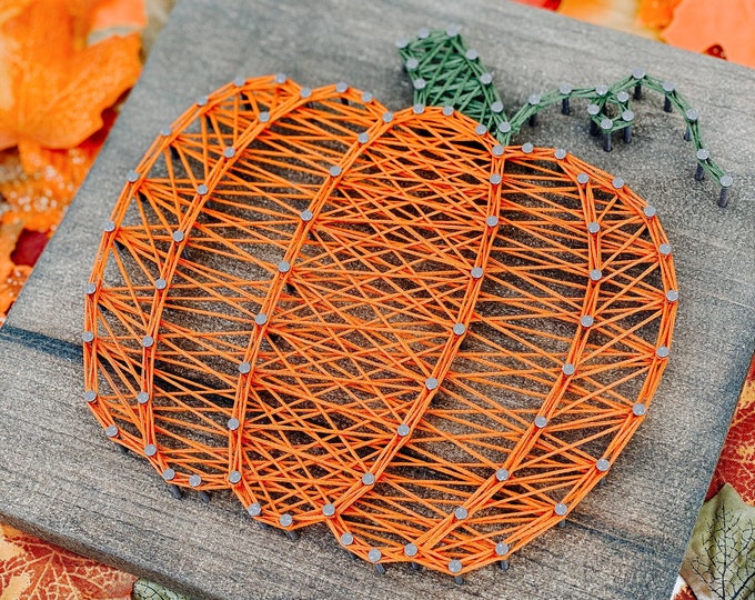 Pumpkin String Art Template | DIY String Art | String Art Template ...