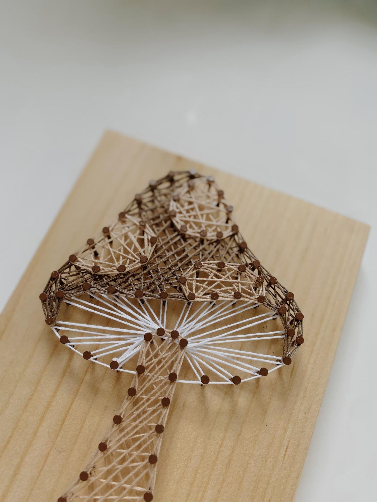 Mushroom String Art Template | DIY String Art | String Art Template ...