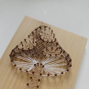 Mushroom String Art Template | DIY String Art | String Art Template ...