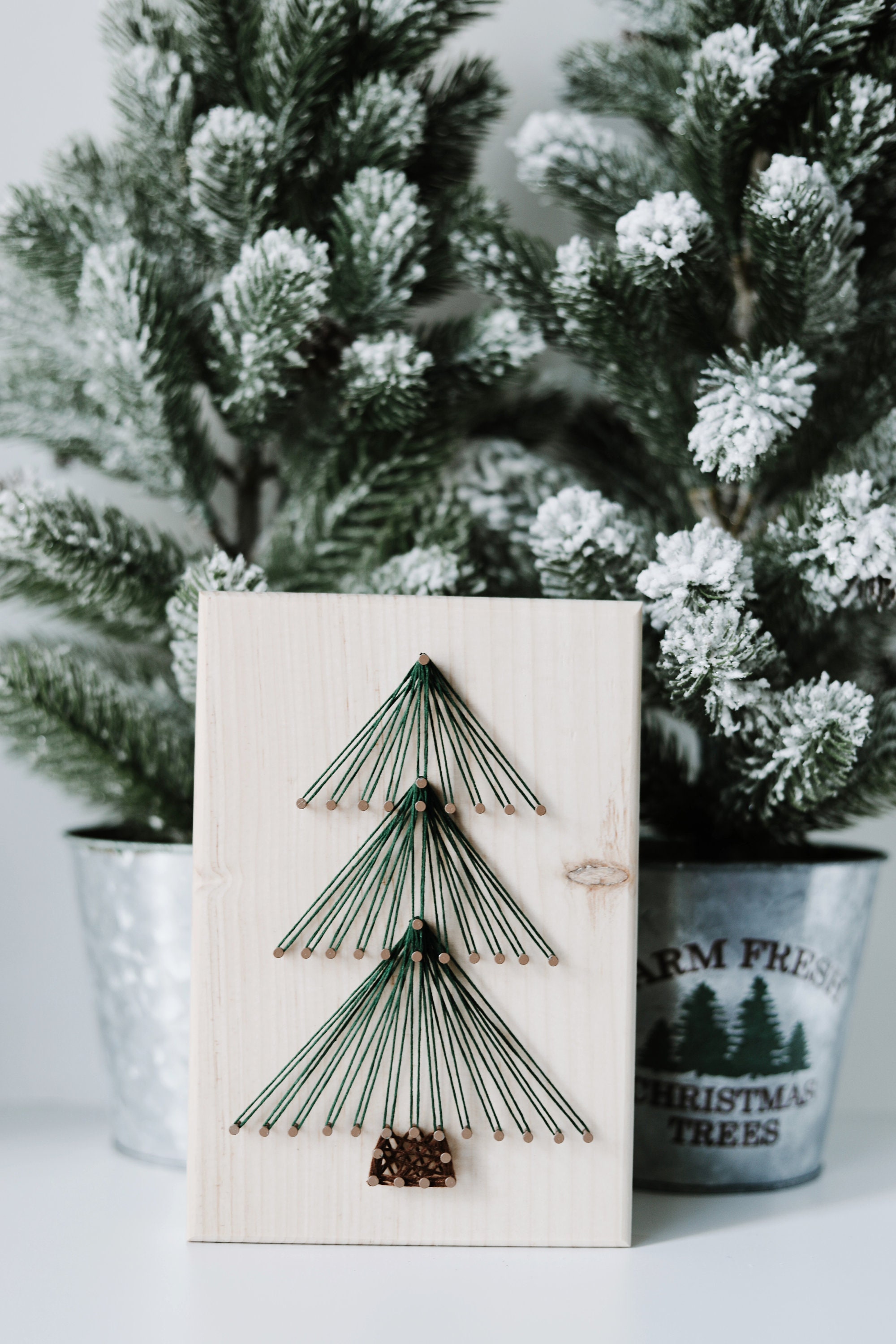 Christmas Tree String Art Kit geometric Christmas String Art DIY Kit ...