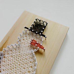 Snowman String Art Kit | Christmas String Art | DIY Kit | Holiday Decor ...