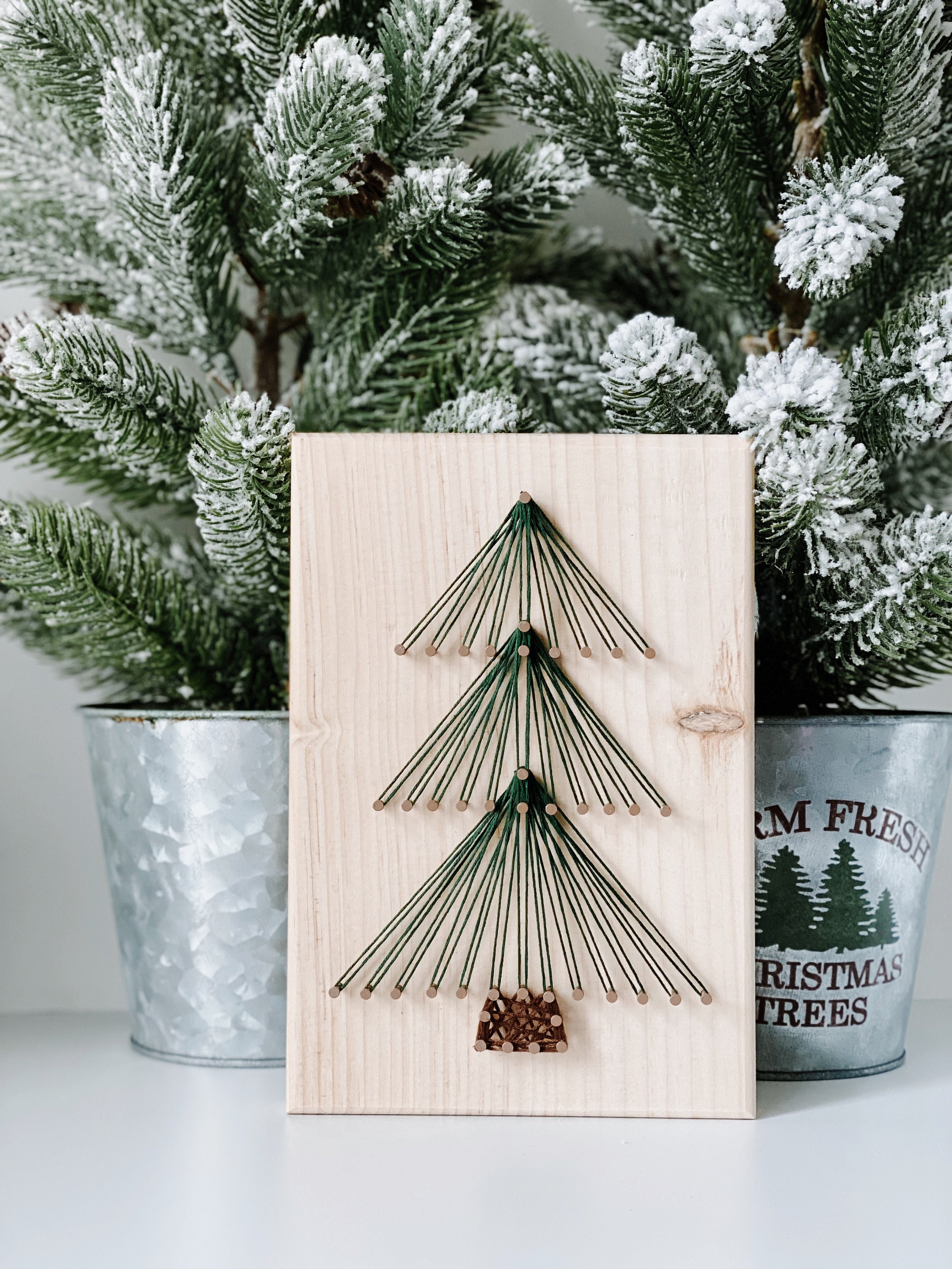 Christmas Tree String Art Kit geometric Christmas String Art DIY Kit ...