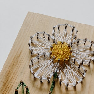 Daisy DIY String Art Kit | Flower Decor | Craft Kit | DIY Project ...