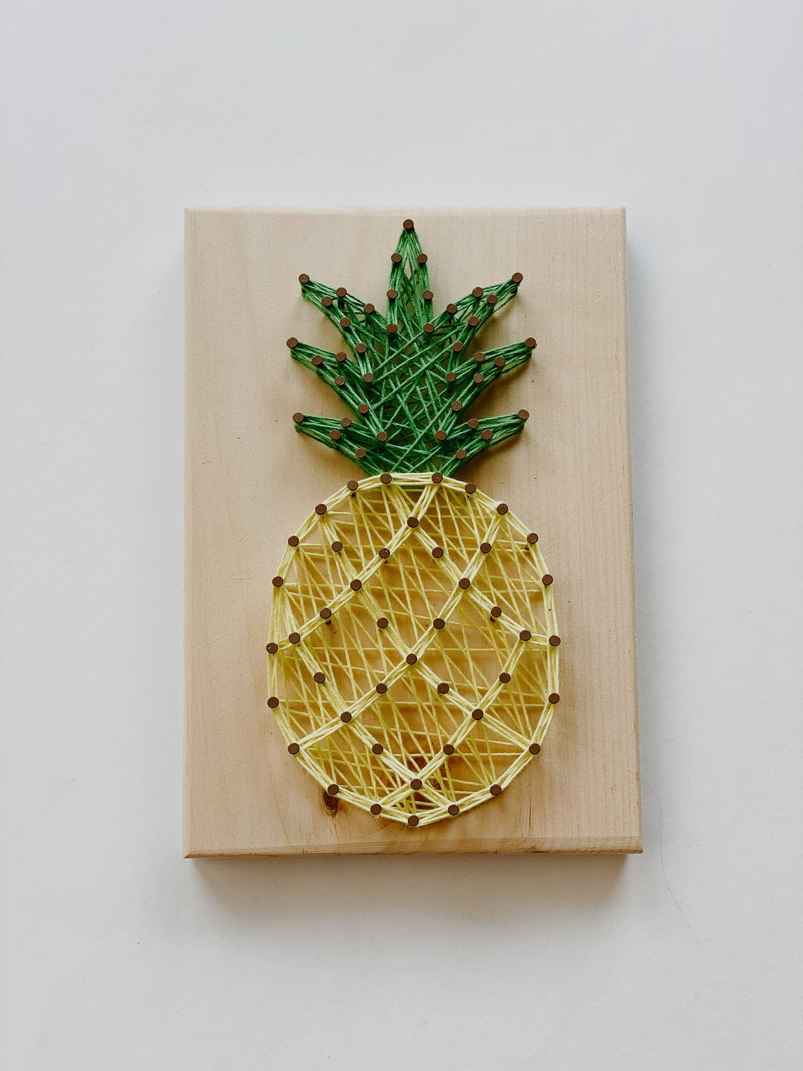 Pineapple DIY String Art Kit | Plant Decor | Craft Kit | DIY Project ...