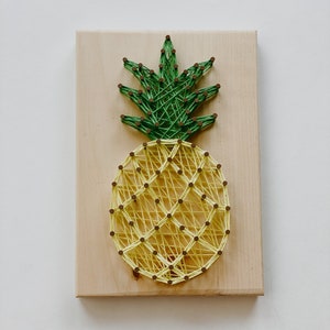 Pineapple DIY String Art Kit | Plant Decor | Craft Kit | DIY Project ...