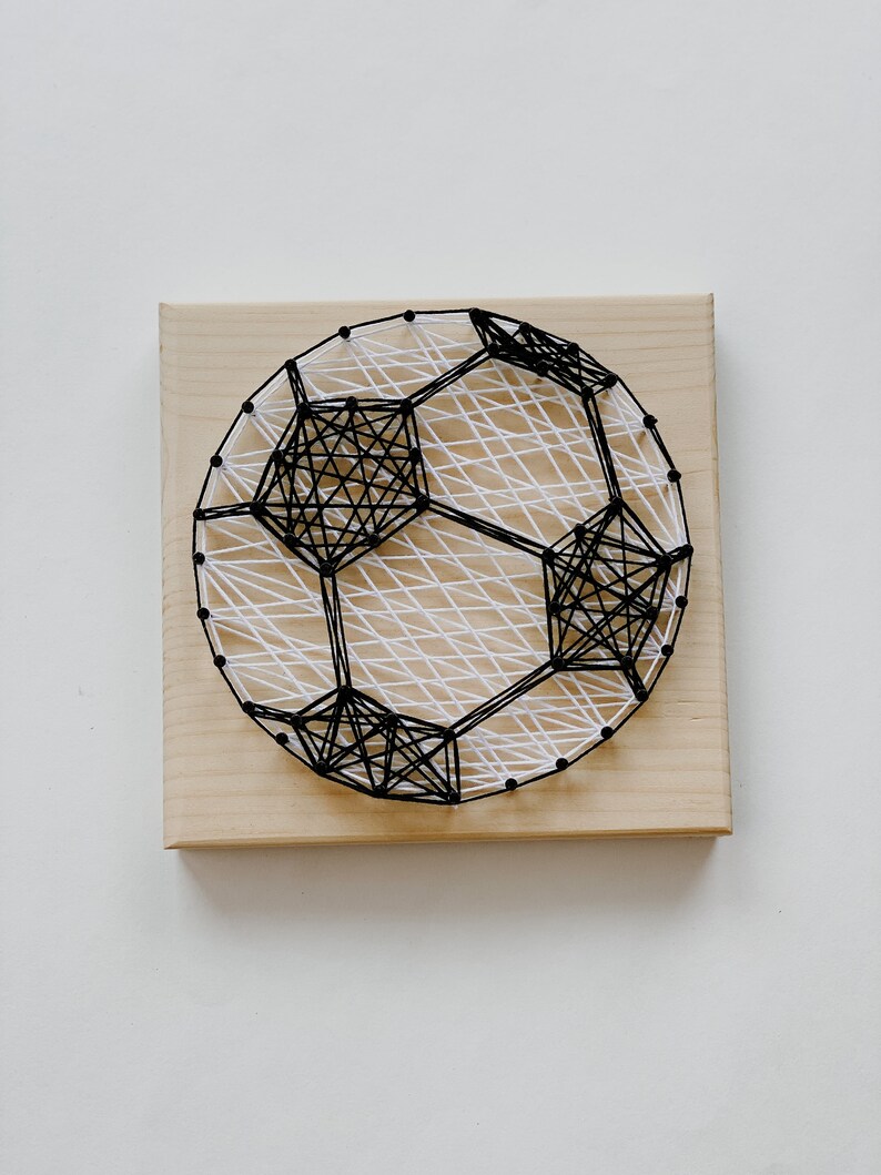 Soccer DIY String Art Kit DIY String Art Kids Crafts DIY for Kids ...