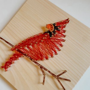 Cardinal DIY String Art Kit | DIY Kit | String Art Kit | DIY Adult ...