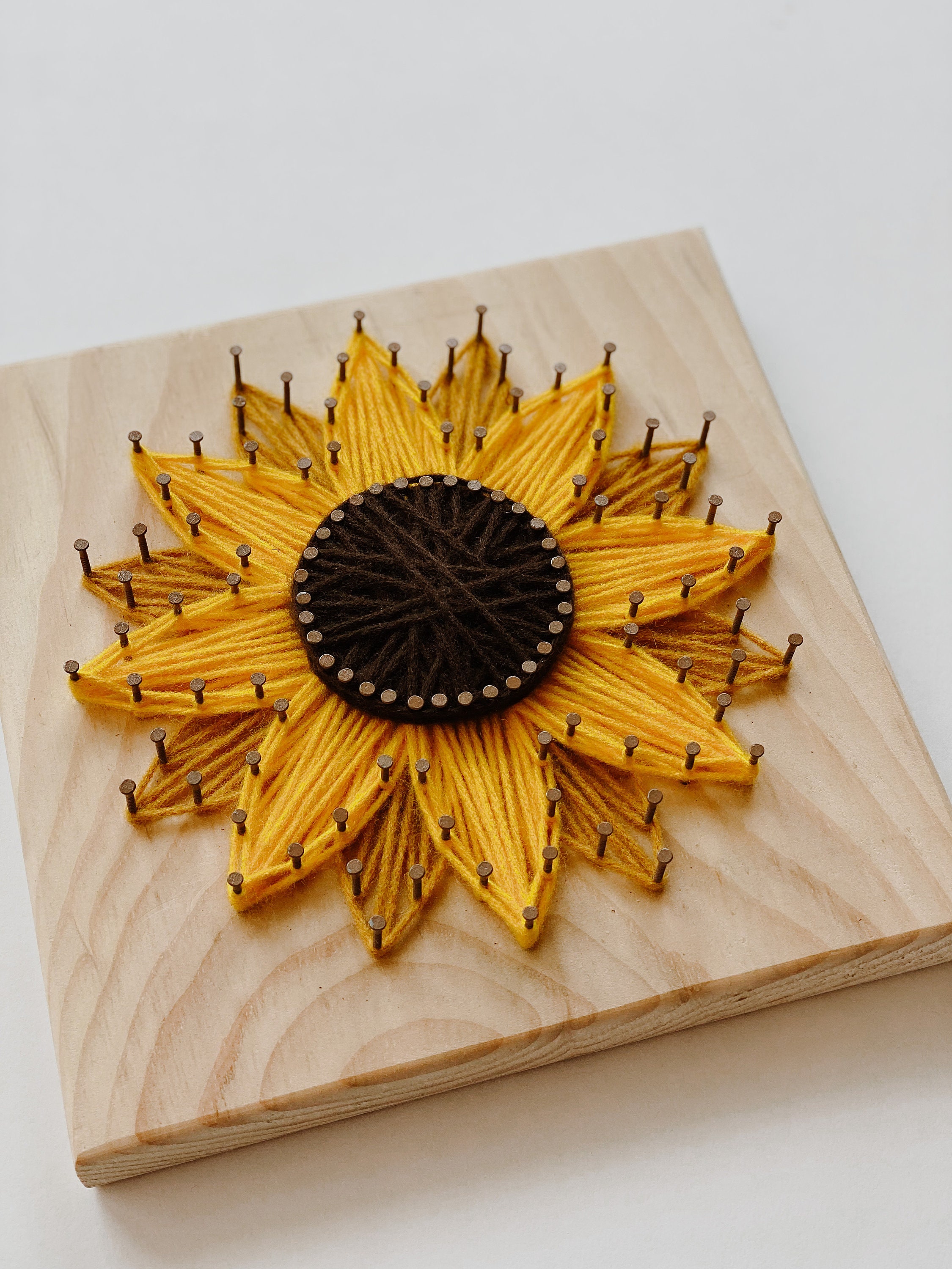 Sunflower DIY String Art Kit | Fall String Art | DIY Kit | Fall Home ...