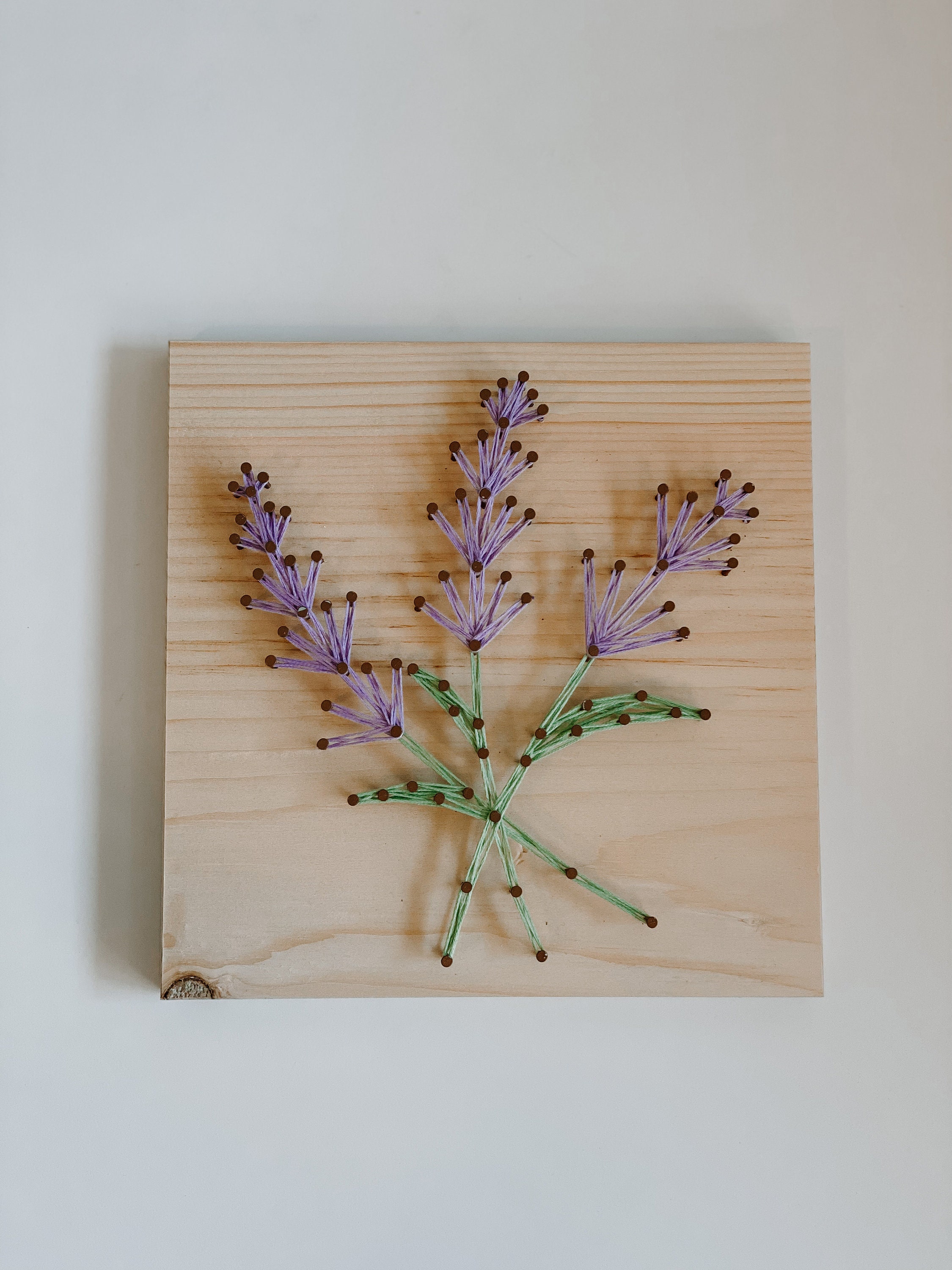 Lavender DIY String Art Kit | DIY Kit | String Art Kit | DIY Adult ...
