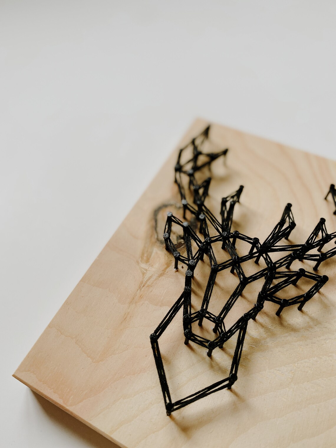 Reindeer String Art Kit Deer String Art DIY Kit Holiday Decor Christmas ...