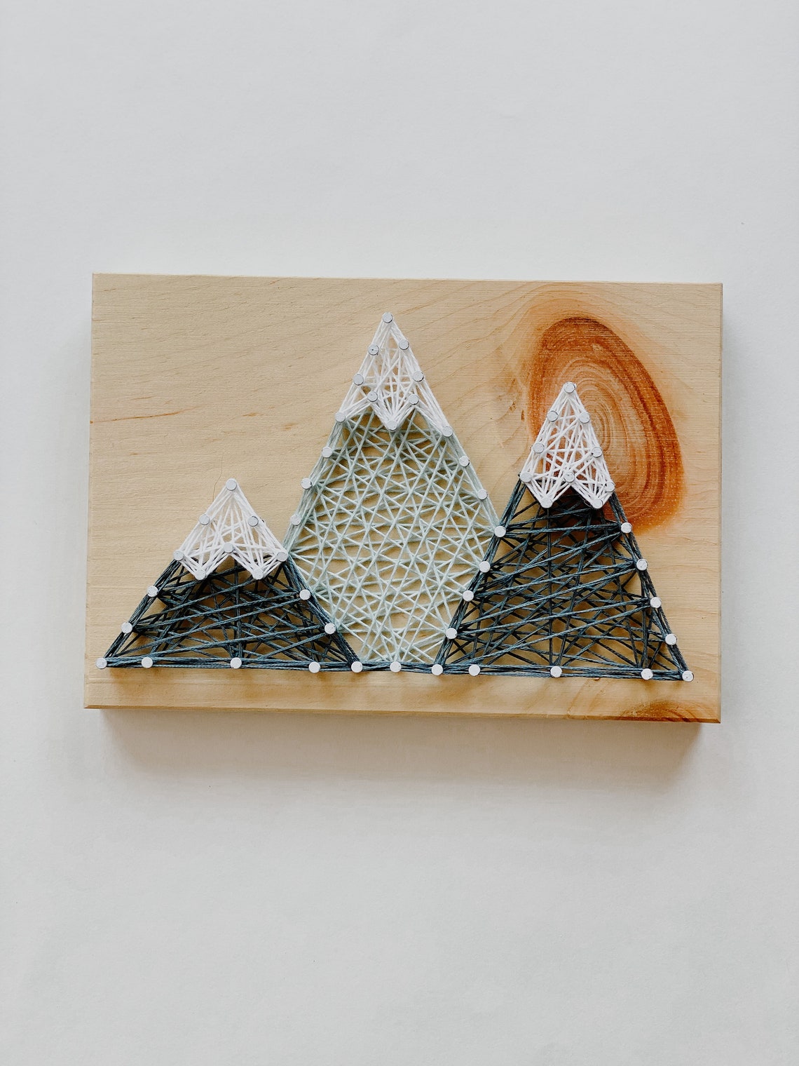 Mountain DIY String Art Kit | Mountain Decor | Craft Kit | DIY Project ...