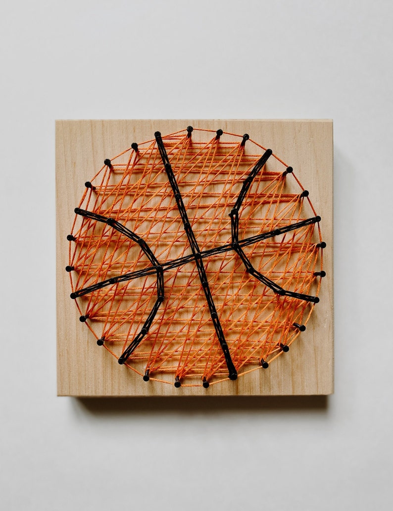 Basketball DIY String Art Kit | DIY String Art | Kids Crafts | DIY for ...