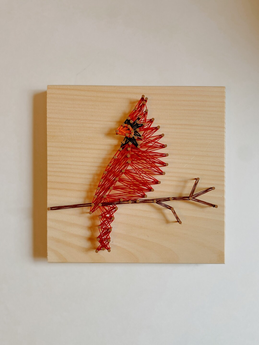 Cardinal DIY String Art Kit | DIY Kit | String Art Kit | DIY Adult ...