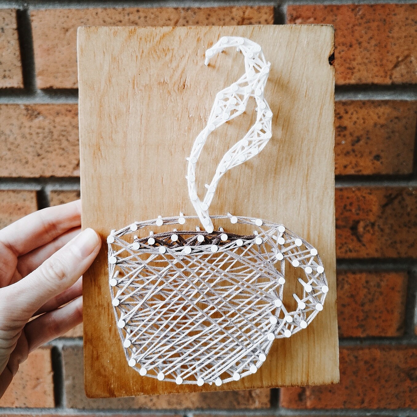 DIY String Art Kit Coffee/Tea Design Coffee Bar Decor | Etsy